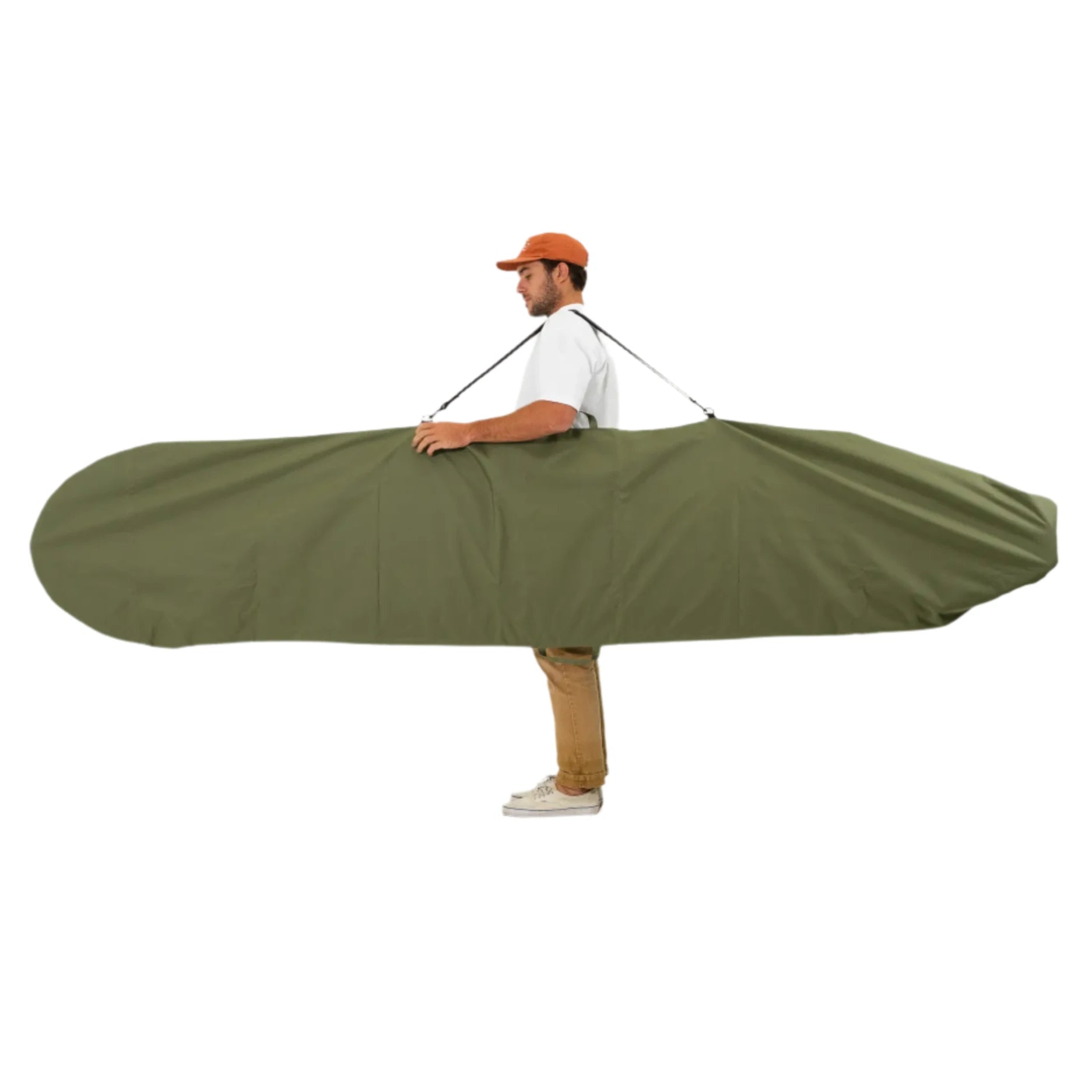 Canvas Surfboard Bag - Olive Drab - Faro